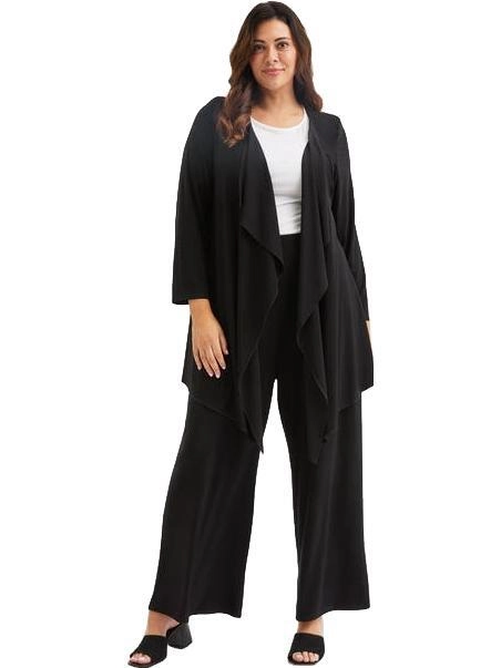 SCARLETT & JO Waterfall Jacket - Black