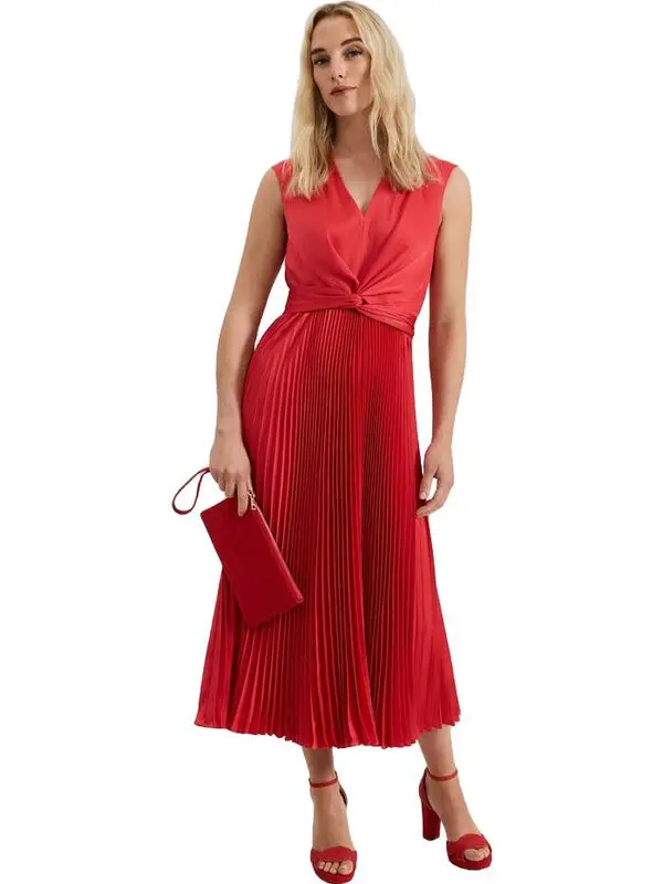 PHASE EIGHT Celestia V-neck Wrap Dress - Pink