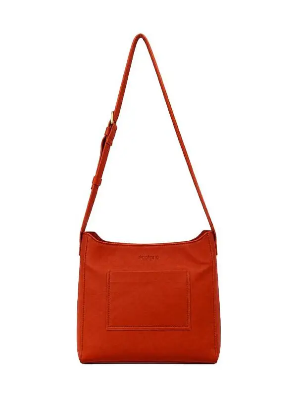 Écotorie Brigitte Leather Crossbody Bag - Rust