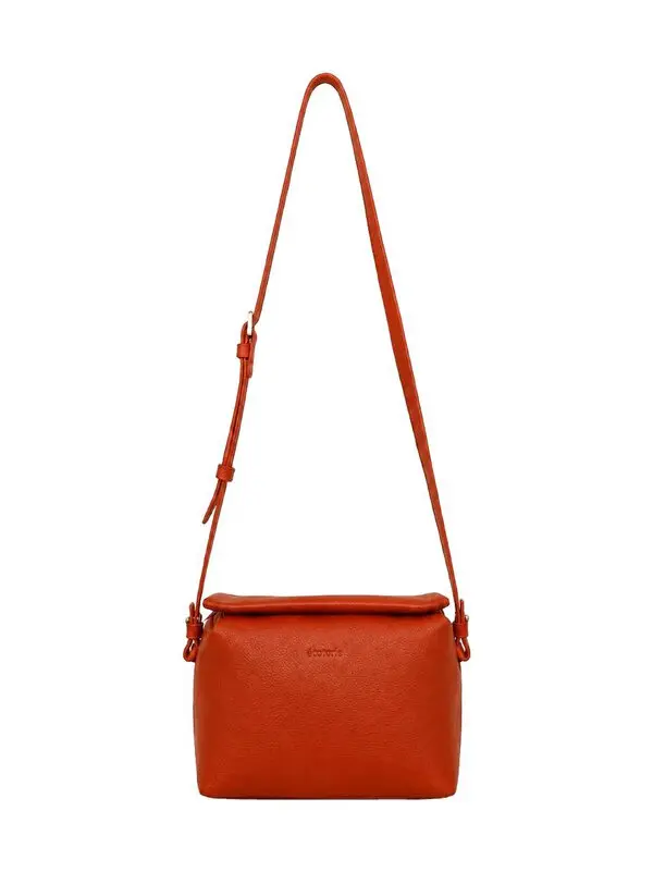 Écotorie Agnes Leather Crossbody Bag - Rust