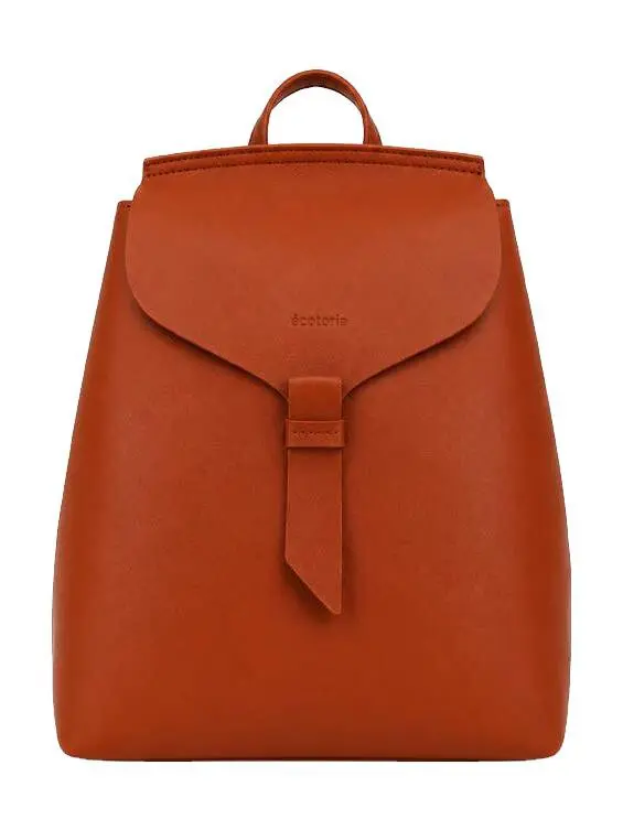 Écotorie Clementine Leather Backpack - Rust