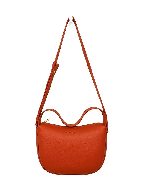 Écotorie Peggy Leather Crossbody Bag - Rust
