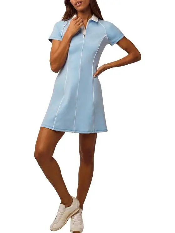 Greyson Soleil Polo Dress With Moisture-wicking Technology - Wolf Blue