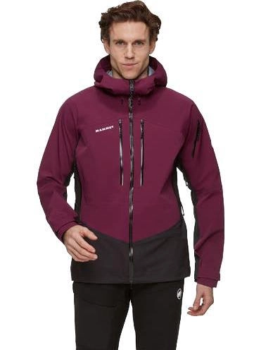 MAMMUT Taiss Pro Hs Hooded Jacket - Vin/black