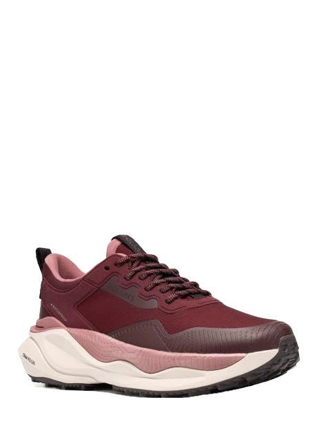 Clarks Pacetrail Go Waterproof Running Shoe - Burgundy
