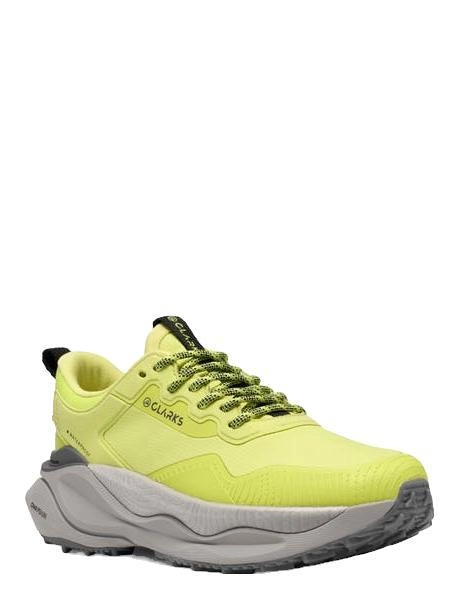 Clarks Pacetrail Go Waterproof Running Shoe - Lime Combo