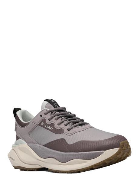Clarks Pacetrail Go Waterproof Running Shoe - Mauve Combo