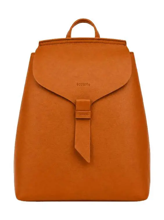 Écotorie Clementine Leather Backpack - Caramel