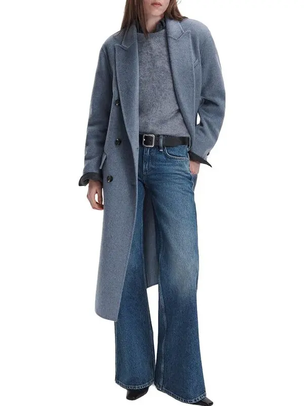 Rag & Bone Vasso Wool & Cashmere Blend Coat - Faded Blue