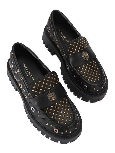 Kurt Geiger Studded Loafer - Black