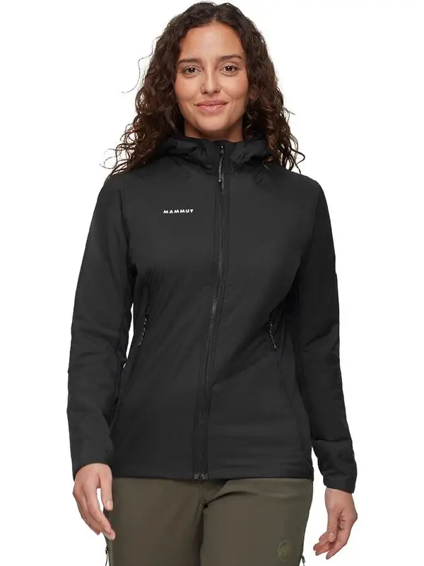 MAMMUT Rime Air In Hybrid Hooded Jacket - Black