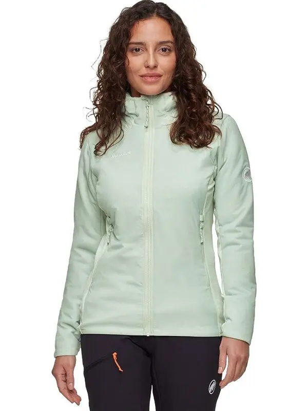 MAMMUT Rime Air In Hybrid Hooded Jacket - Silver Sage