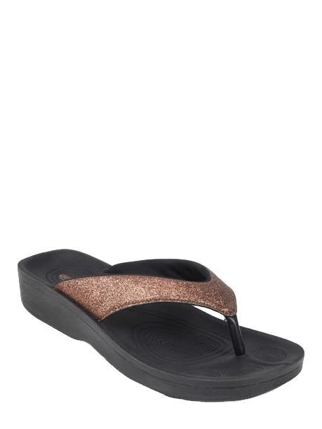 AEROTHOTIC Crystal Mist Flip Flop - Brown