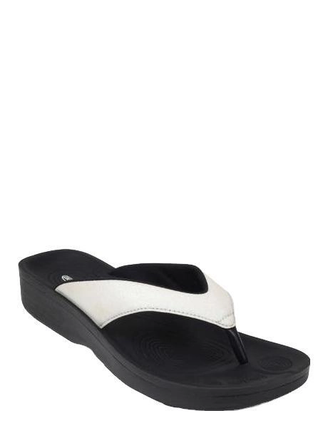 AEROTHOTIC Crystal Mist Flip Flop - White