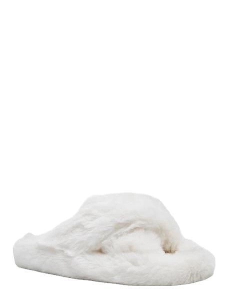 Free People Counting Sheep 2.0 Faux Fur Slipper - Snow