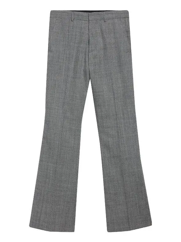 Amiri Ma Fit Houndstooth Wool Trousers - Black