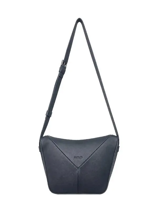 Écotorie Lotta Leather Crossbody Bag - Black