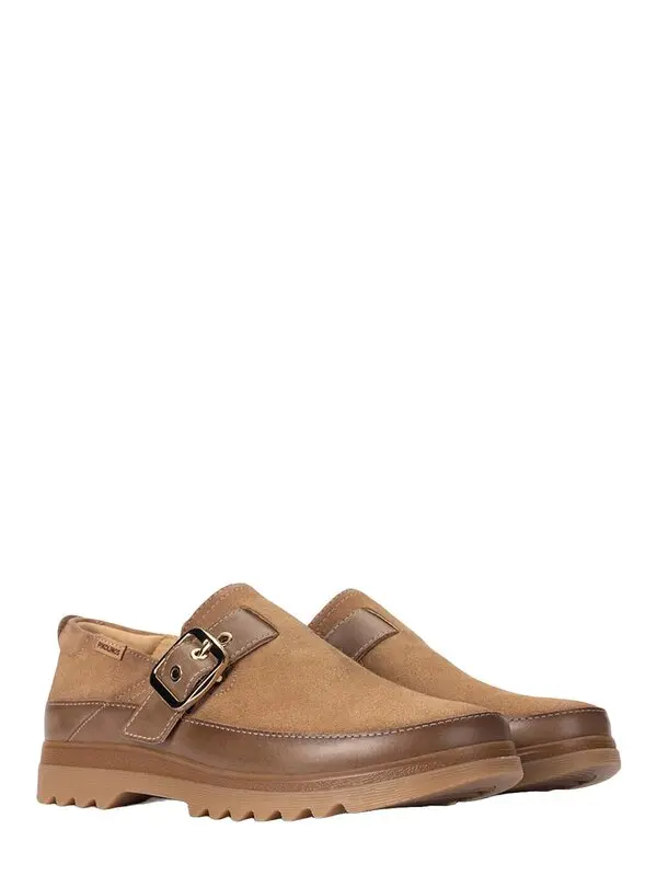 Pikolinos Vigo Leather Slip-on Shoes - Desert