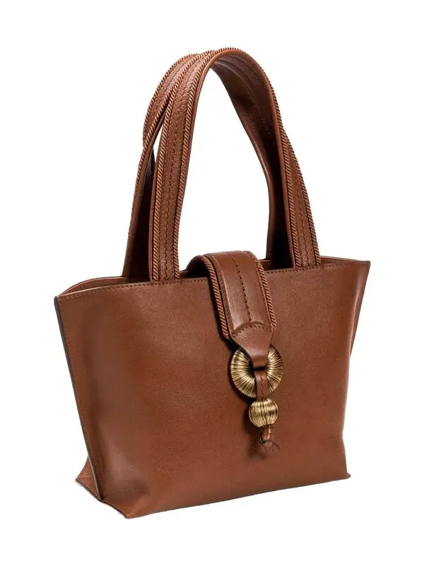 SERENA UZIYEL Small Tote Bag - Camello