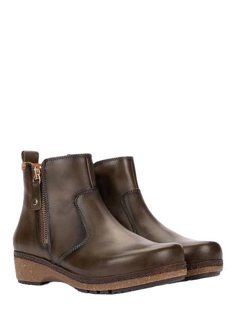 Pikolinos Granada Leather Bootie - Seaweed