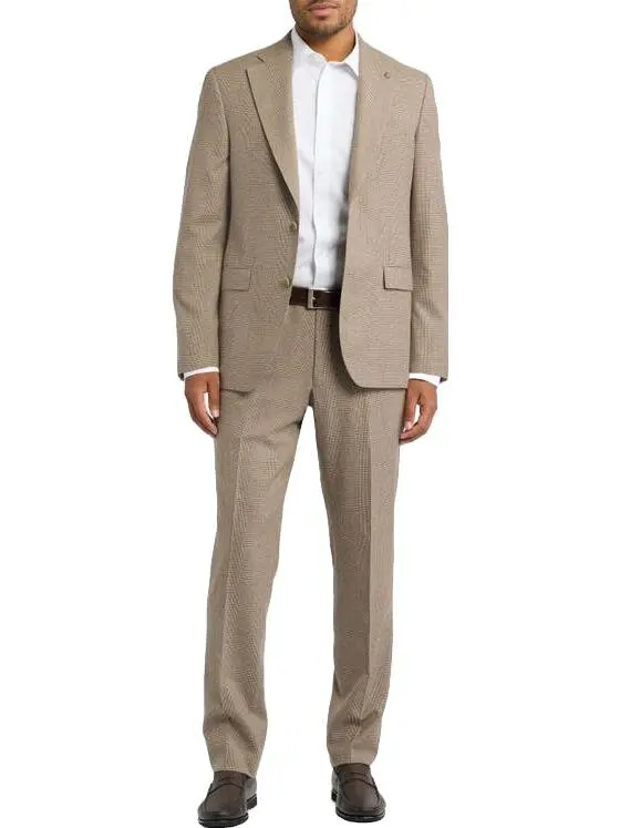 JACK VICTOR Mason Wool & Cashmere Suit - Tan