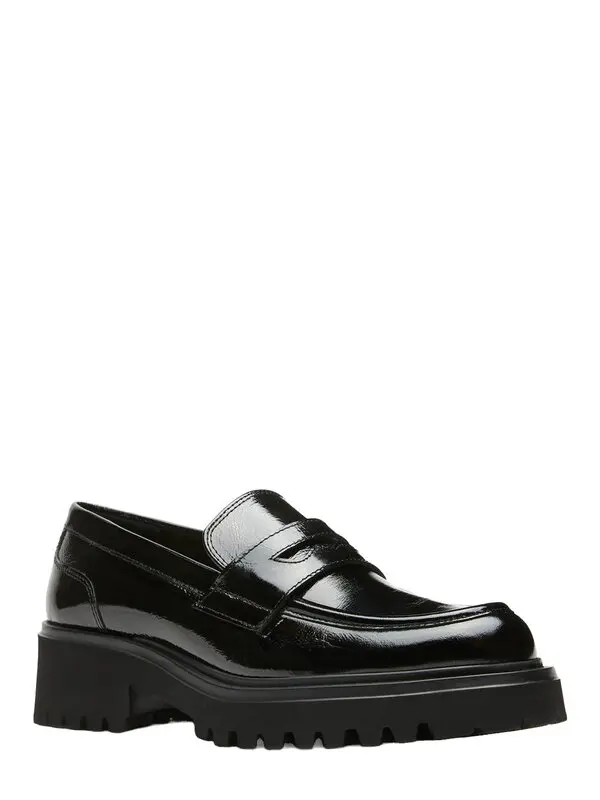 La Canadienne Karmic City Dry™ Waterproof Penny Loafer - Black Crushed