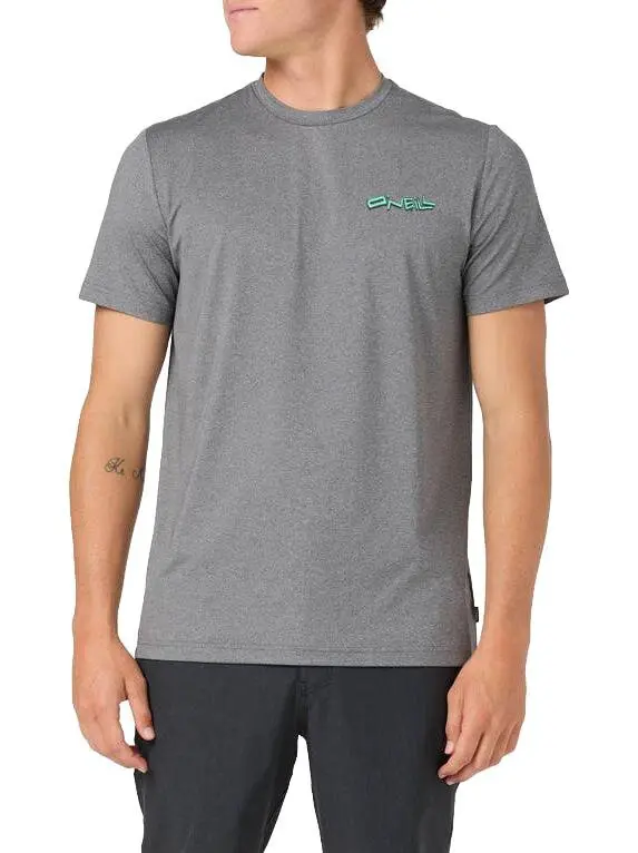 O'Neill Party Upf Graphic T-shirt - Gargoyle Melange
