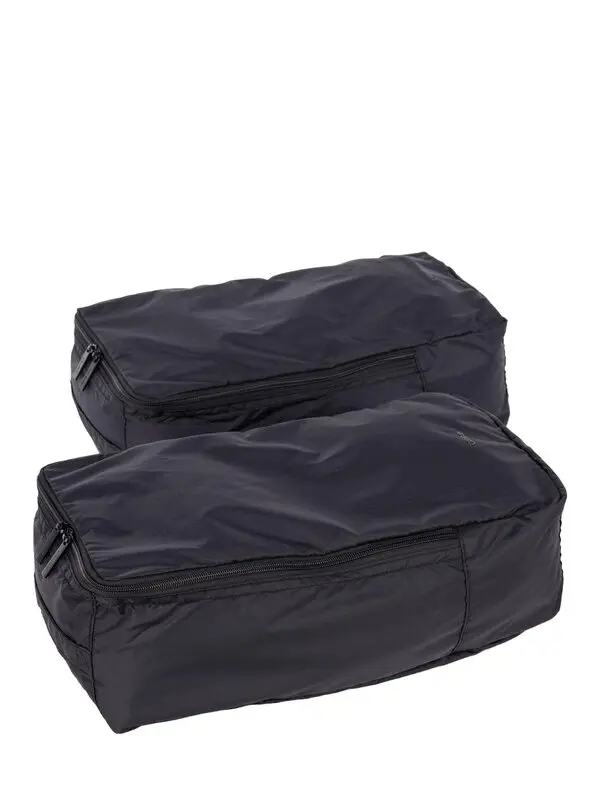 CALPAK Compakt Set Of 2 Shoe Bags - Black