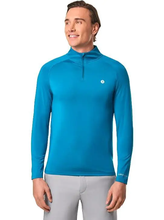 Coolibar Performance Golf Pullover - Bluejay