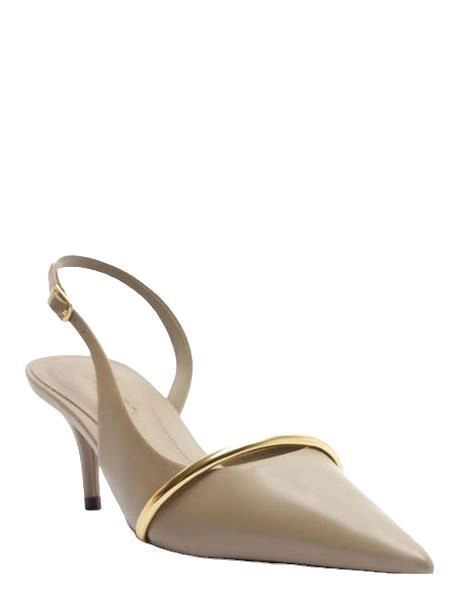 AREZZO Margaret Slingback Pointed Toe Pump - Topo Grey/ouro