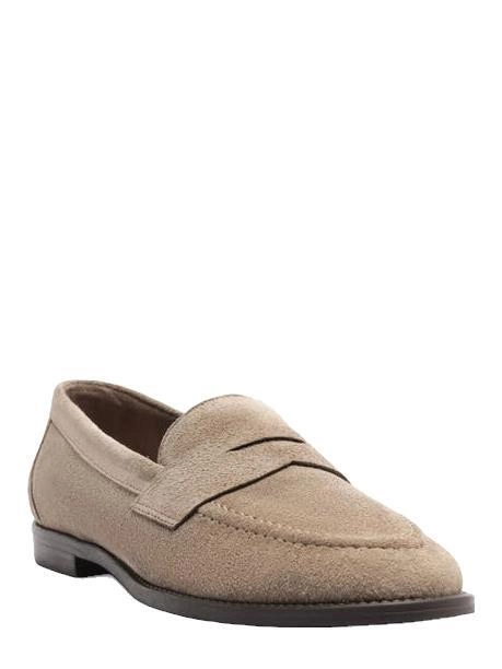 AREZZO Carol Suede Penny Loafer - Topo Grey