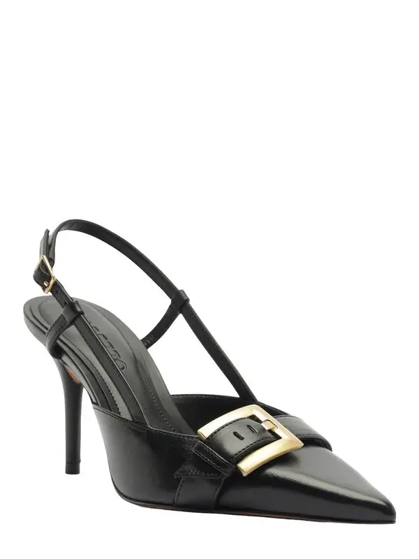 AREZZO Kenny Slingback Pointed Toe Pump - Black