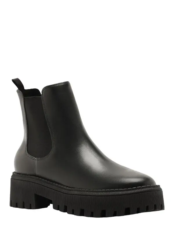 AREZZO Annie Lug Sole Chelsea Boot - Black