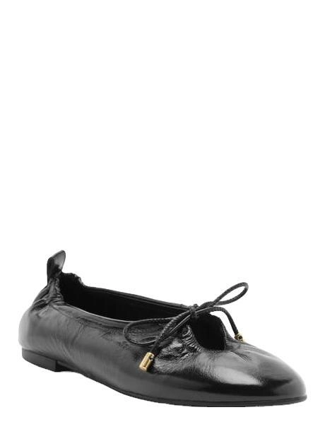 AREZZO Shae Ballet Flat With Bow Detailing - Black