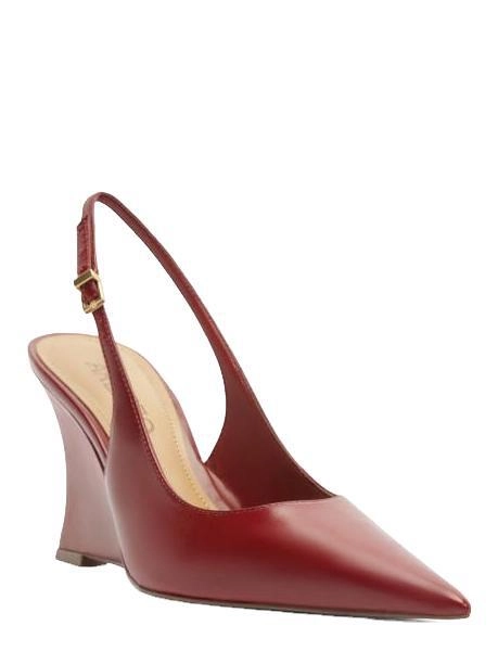 AREZZO Rowen Slingback Wedge Pump - Passion Red