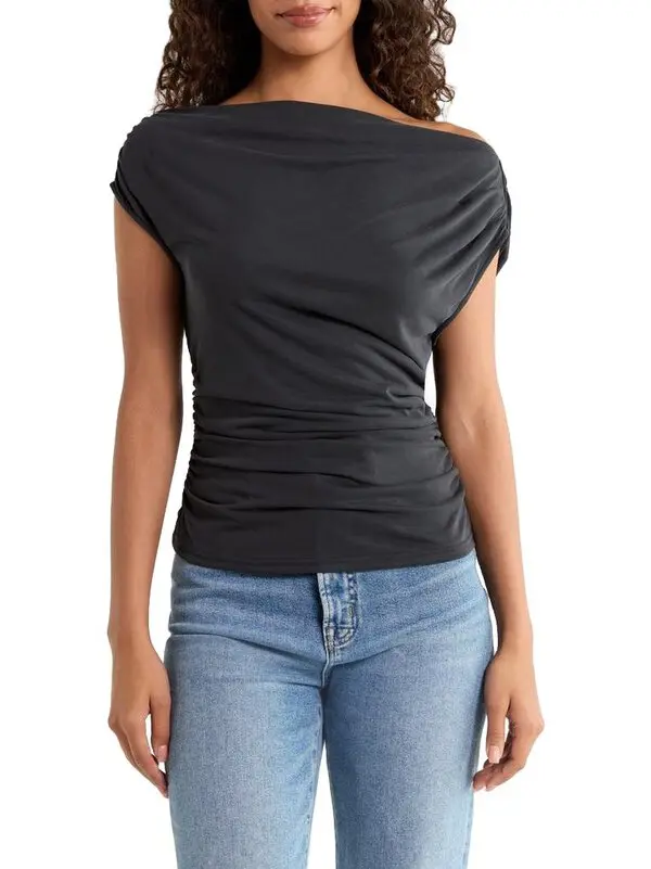 Rails Dominic One-shoulder Top - Ash
