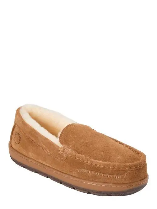 DEARFOAMS Fireside Melbourne Water Repellent Rugged Loafer - Chestnut