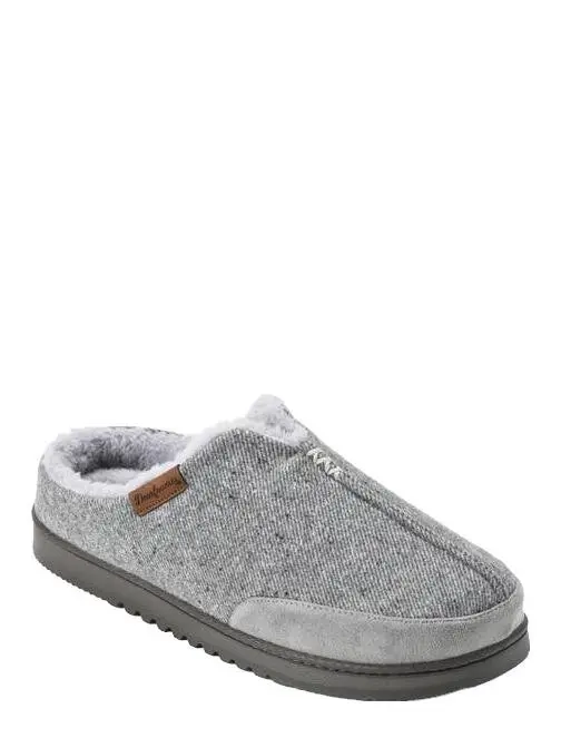 DEARFOAMS Aldan Clog Slippers With Df Adapt Technology - Heather Grey