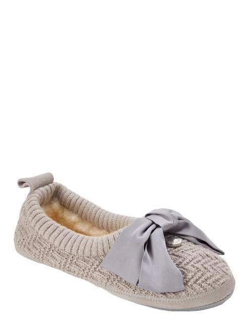 DEARFOAMS Fireside Bestie Ballet Slippers - Smoke