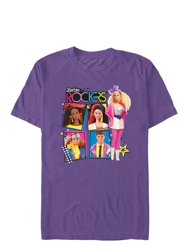 BARBIE The Rockers Photos Short Sleeve Graphic T-shirt - Purple