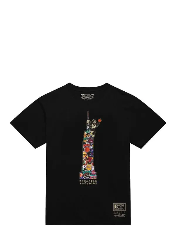 Mitchell & Ness New York Knicks King K T-shirt - Black