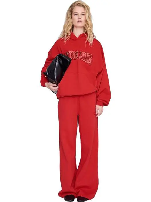 ANINE BING Kacey Sweatpant - Tango Red
