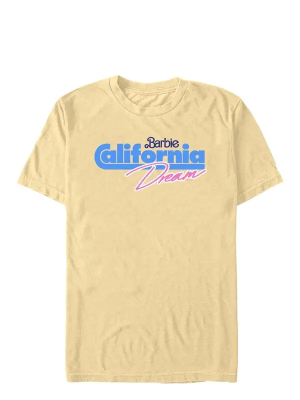 BARBIE California Deam Short Sleeve Graphic T-shirt - Butter