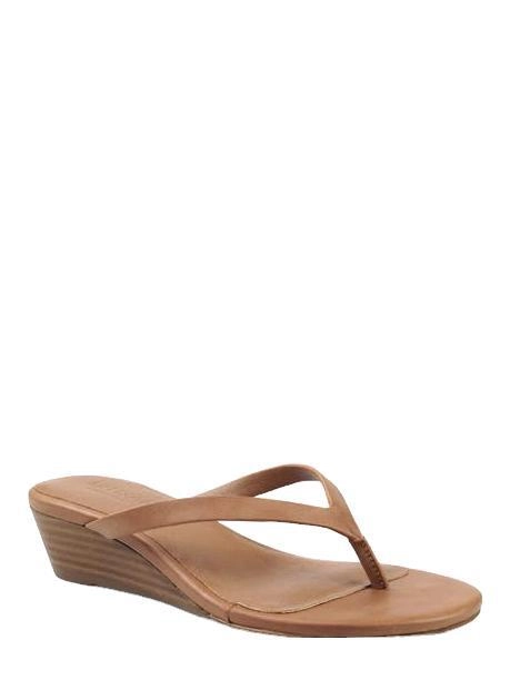 ZIGI Hacienda Leather Wedge Sandal - Tan Leather
