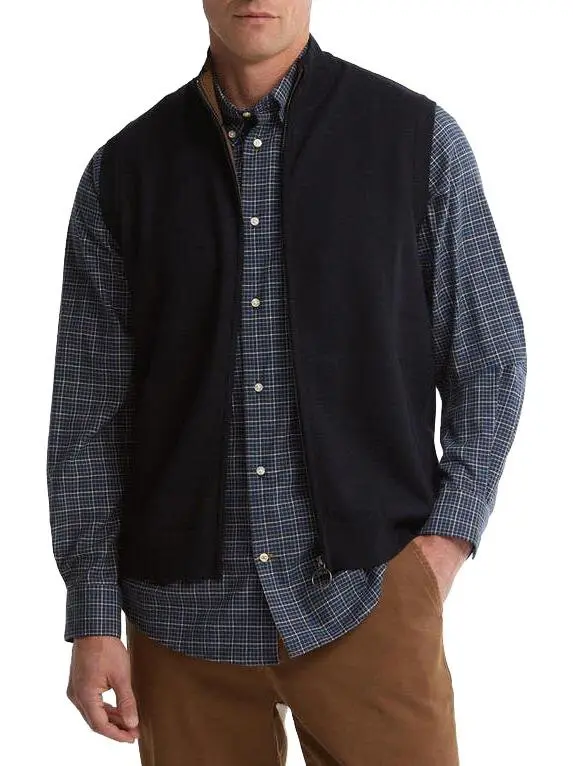 Barbour Marcus Knitted Gilet - Navy