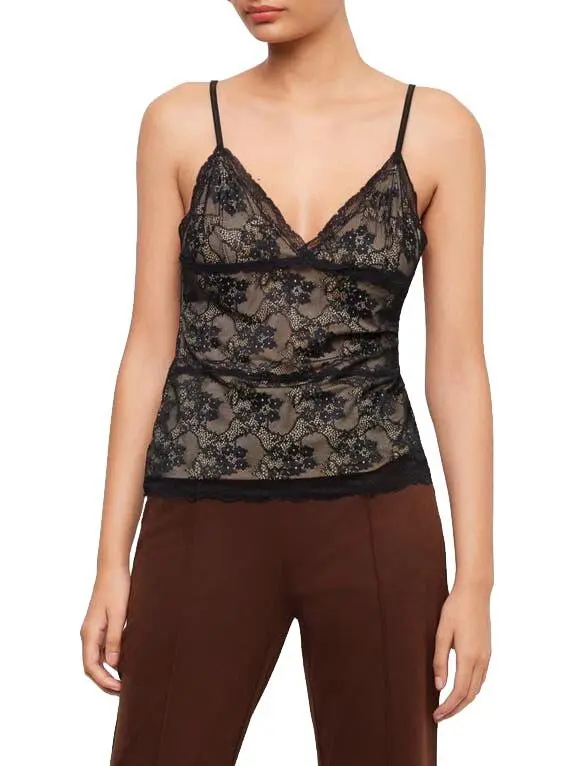 Fifteen Twenty Ciera Lace Camisole - Black