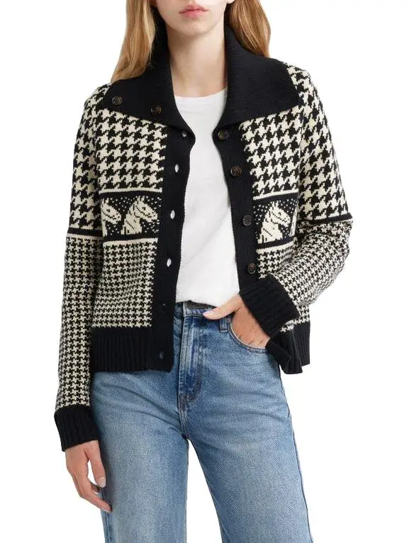 The Great. Pony Cardigan - Black
