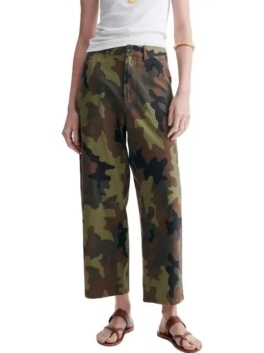 Vanessa Bruno Cargo Wide Leg Trousers - Militaire