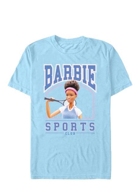 BARBIE Christie Tennis Sports Club Short Sleeve Graphic T-shirt - Light Blue