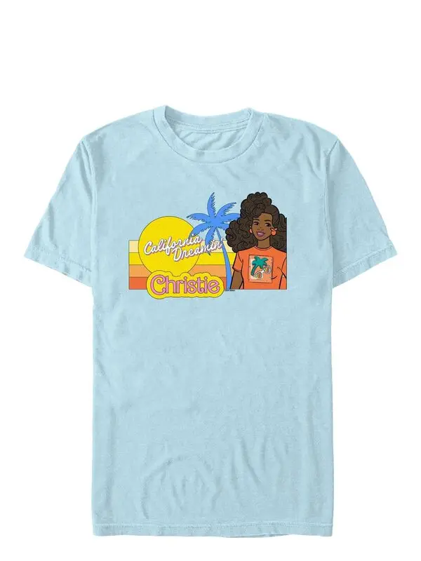 BARBIE Christie California Dreamer Short Sleeve Graphic T-shirt - Chambray